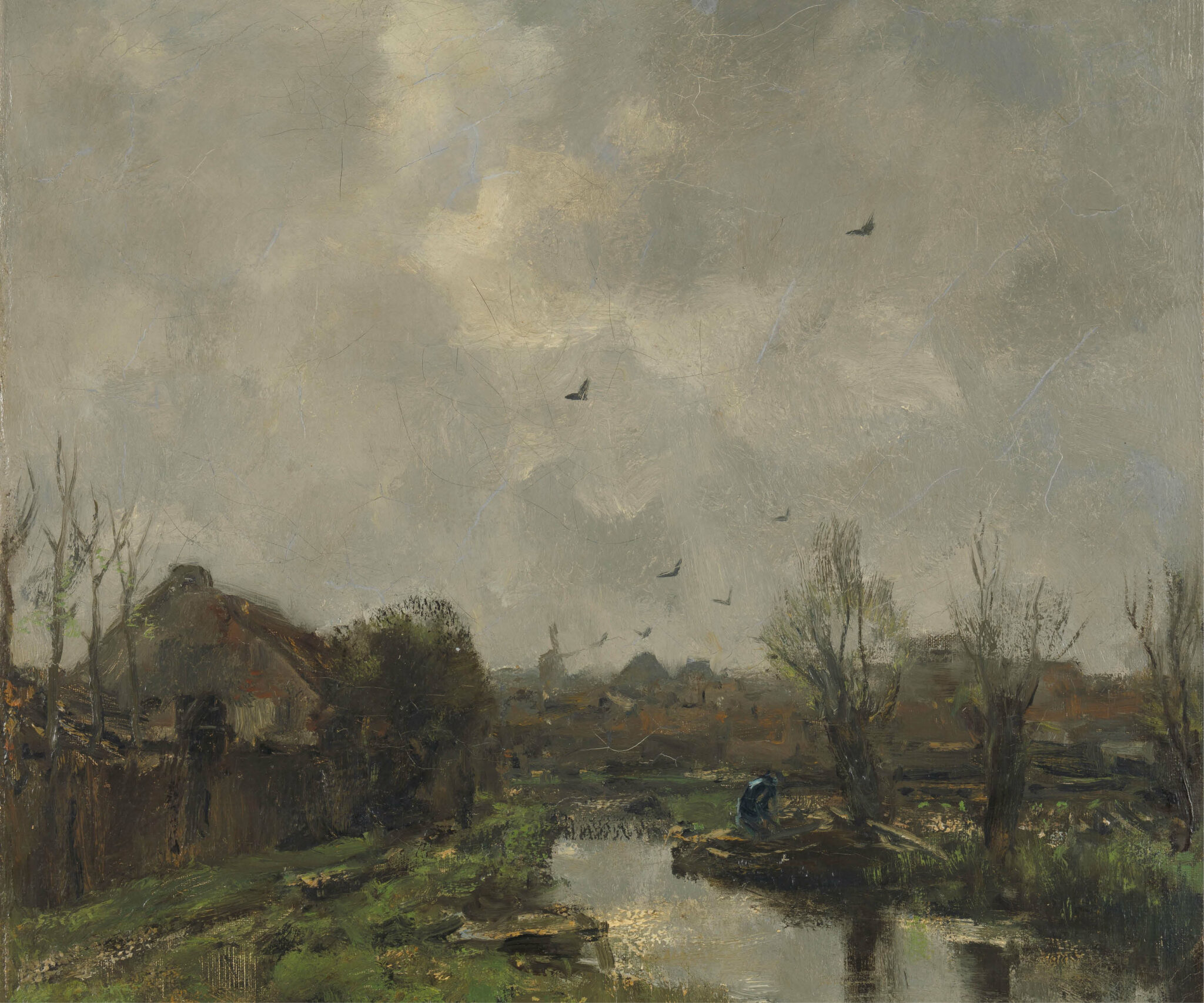 Jacob Maris, Landschap in de omgeving Den Haag – dm-athome